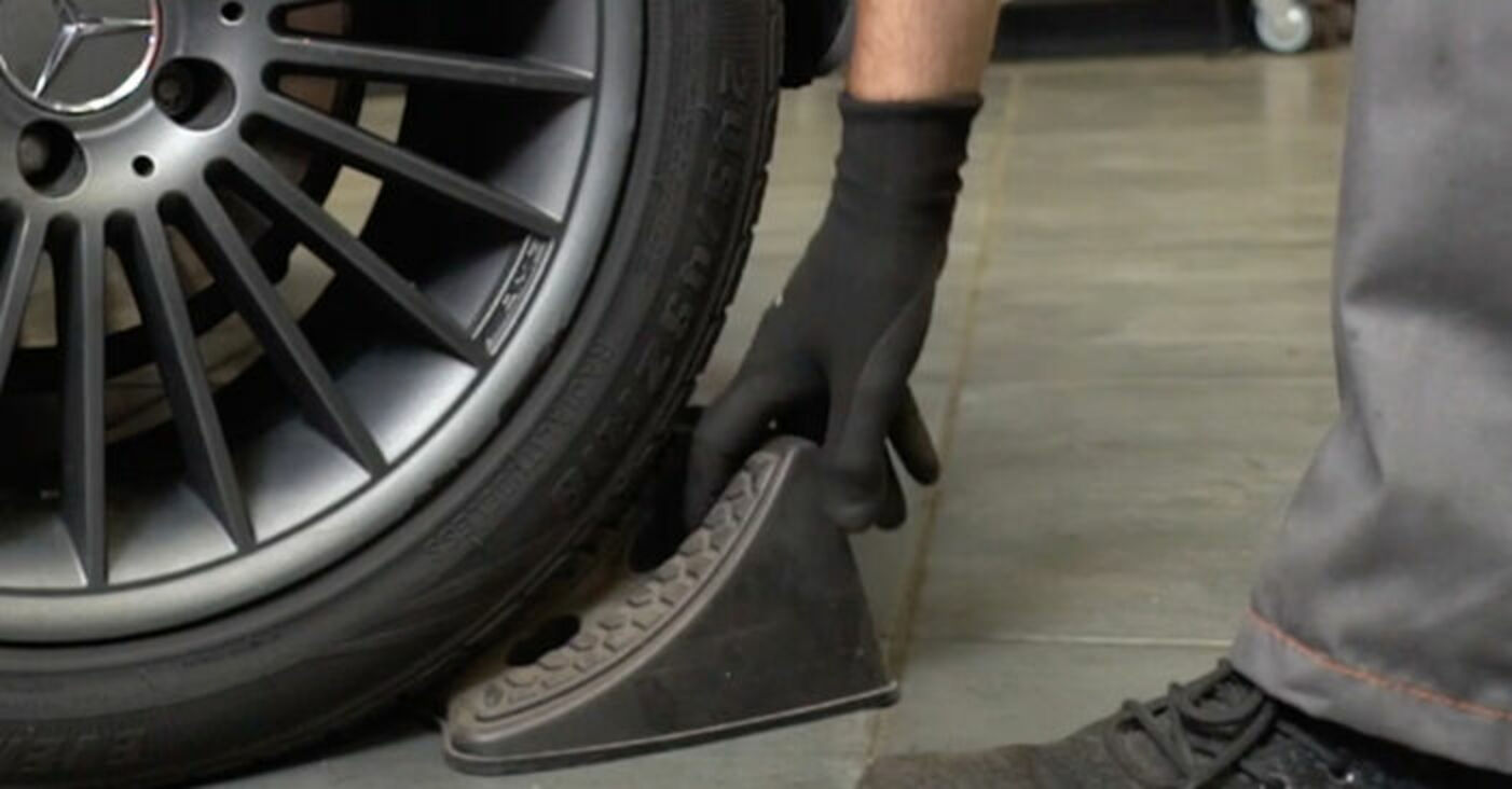 How to change front wheel bearing on Mercedes W211 – replacement guide