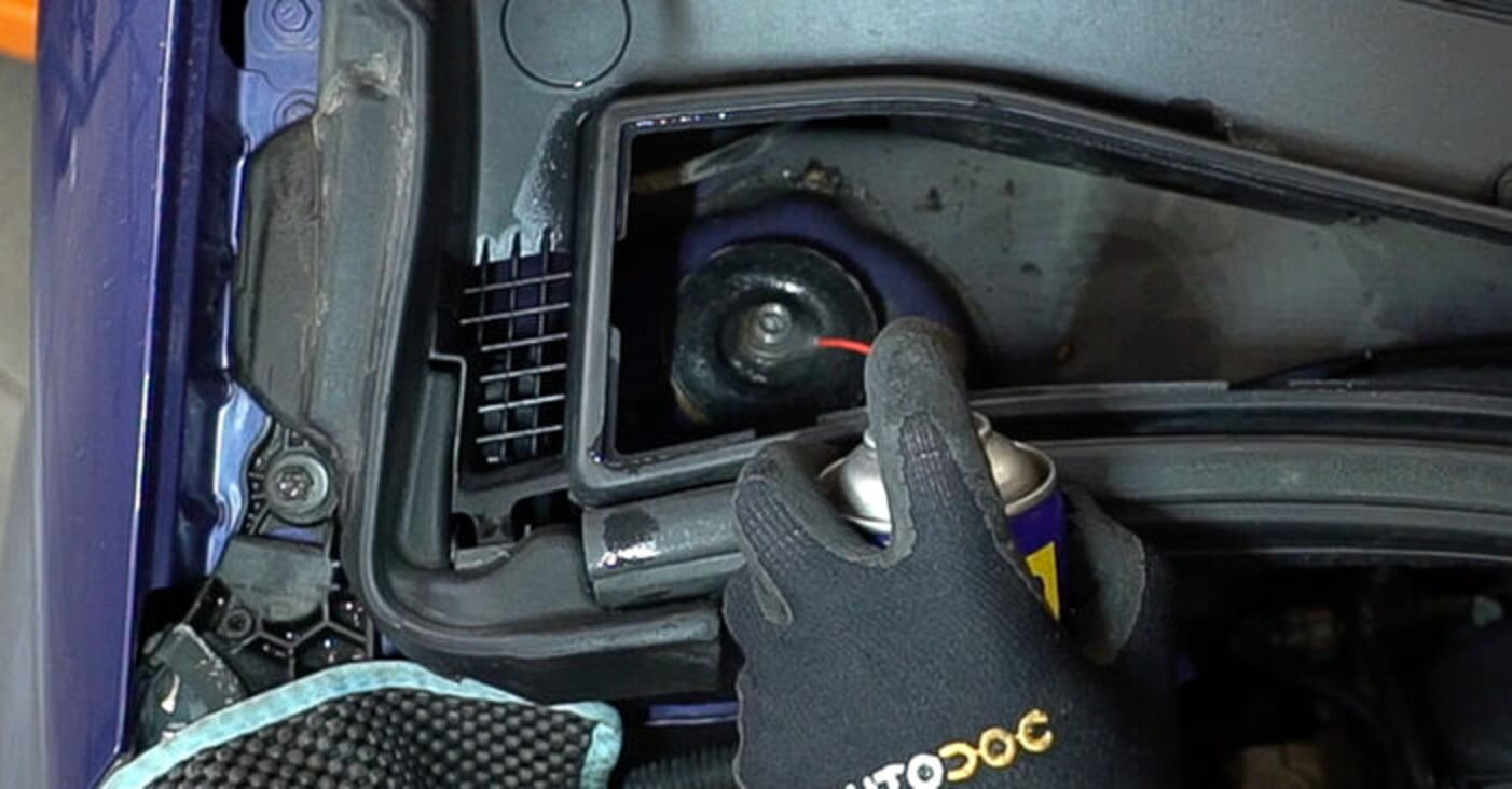 How to change front suspension strut on Peugeot 208 1 – replacement guide