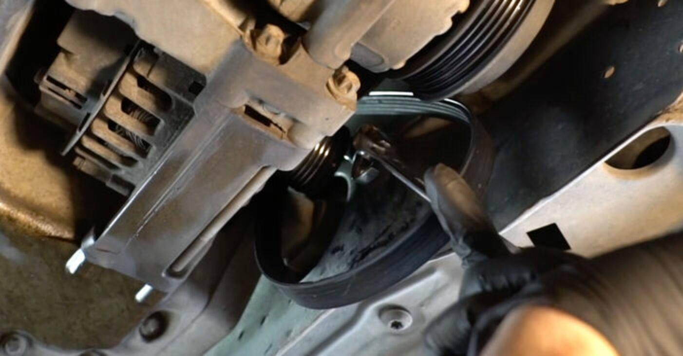 How to change serpentine belt on MERCEDES-BENZ A-Class (W169 ...