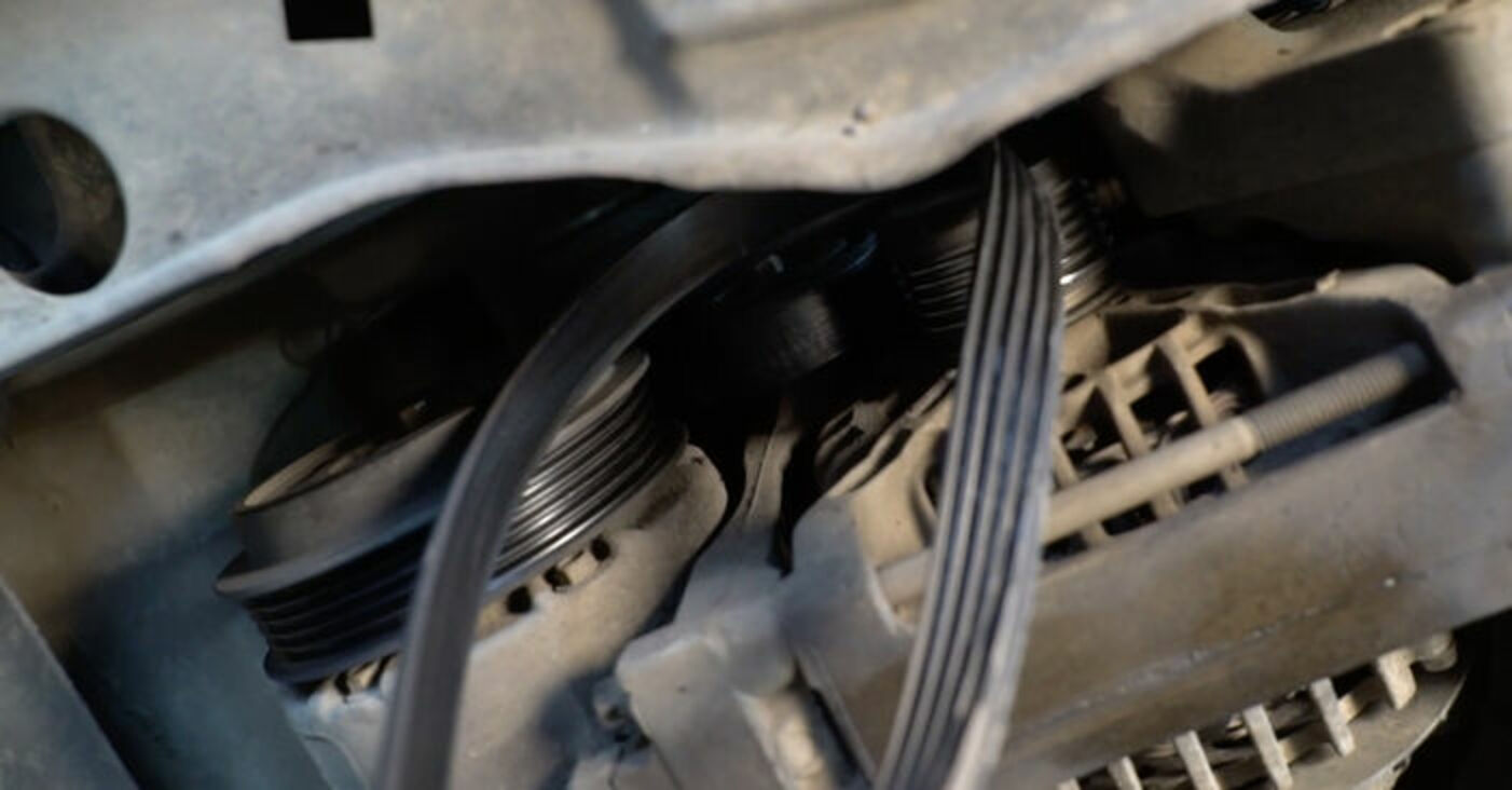 How to change serpentine belt on MERCEDES-BENZ A-Class (W169 ...