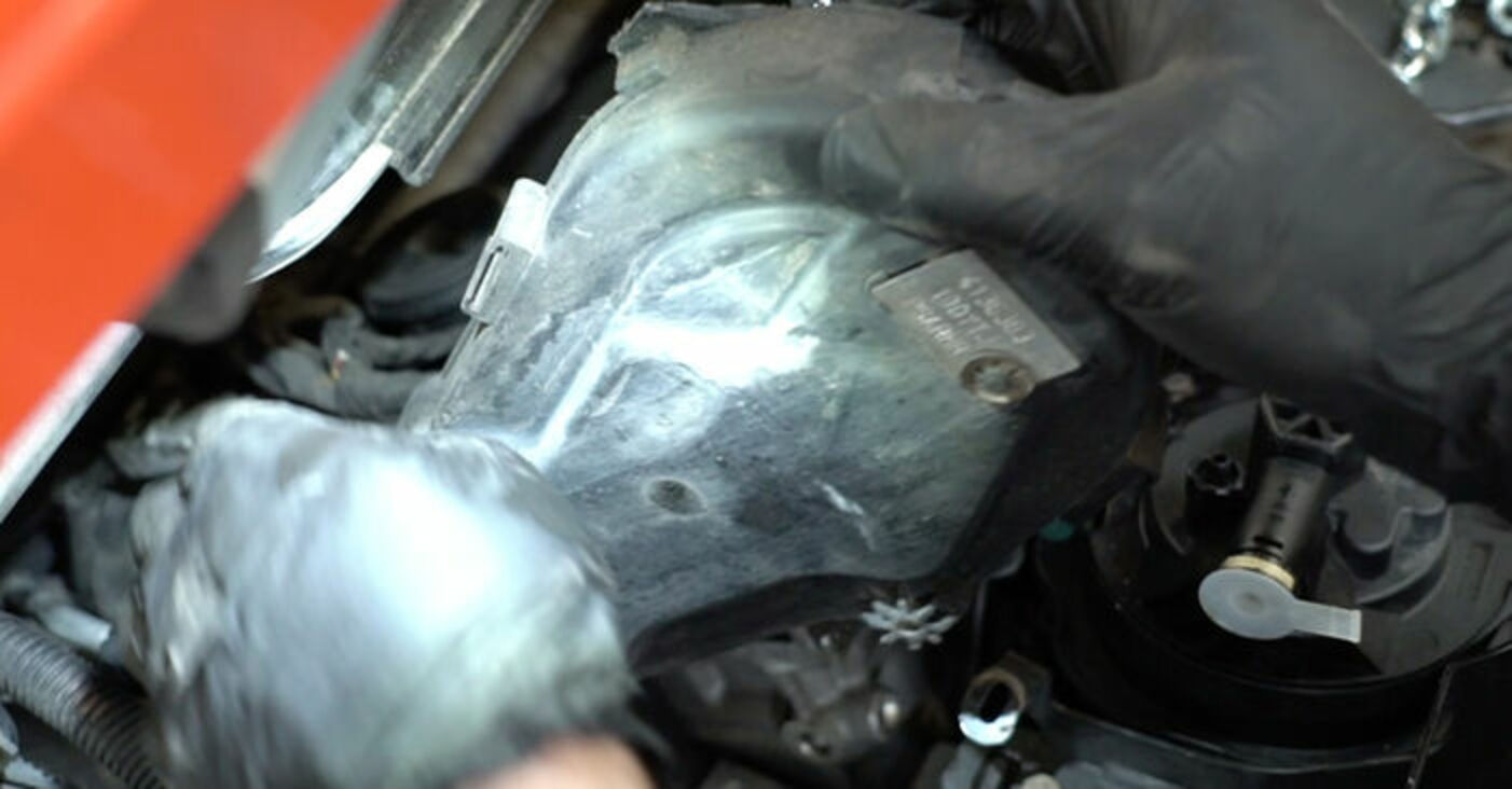 How to change water pump & timing belt kit on CITROËN JUMPY Box ...