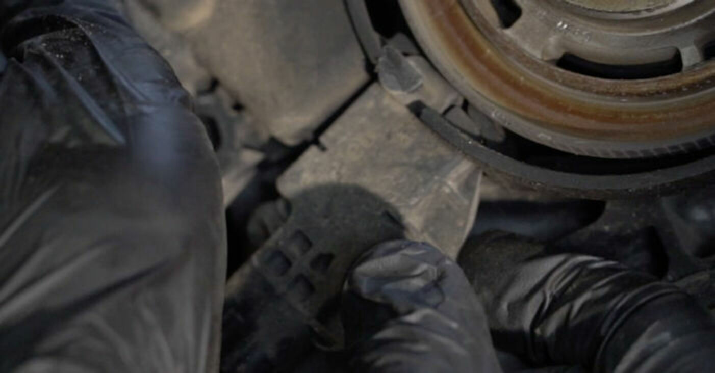 How to change water pump & timing belt kit on CITROËN JUMPY Box ...