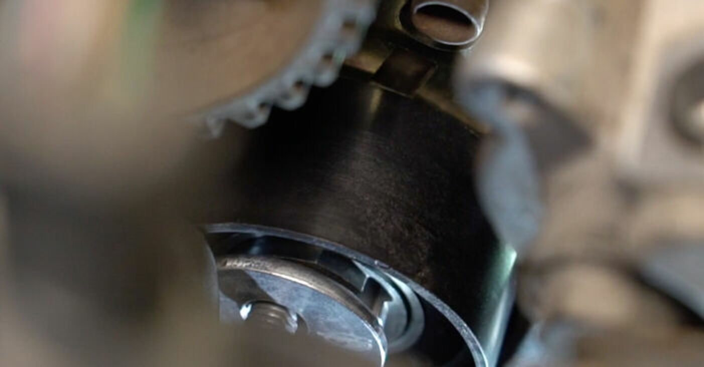 How to change water pump & timing belt kit on CITROËN JUMPY Box ...