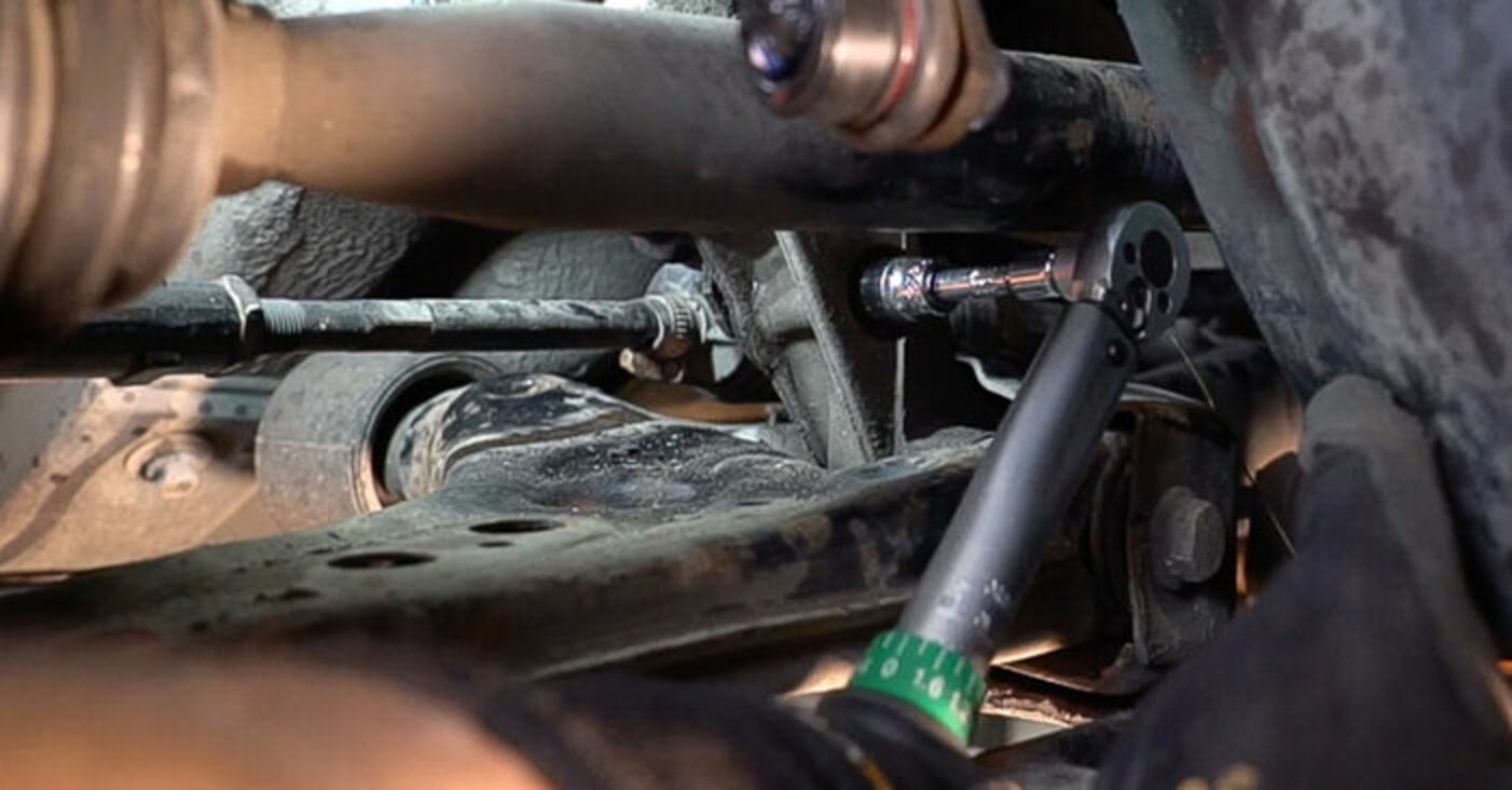 How to change front anti roll bar bushes on VW POLO (9N_) – replacement ...