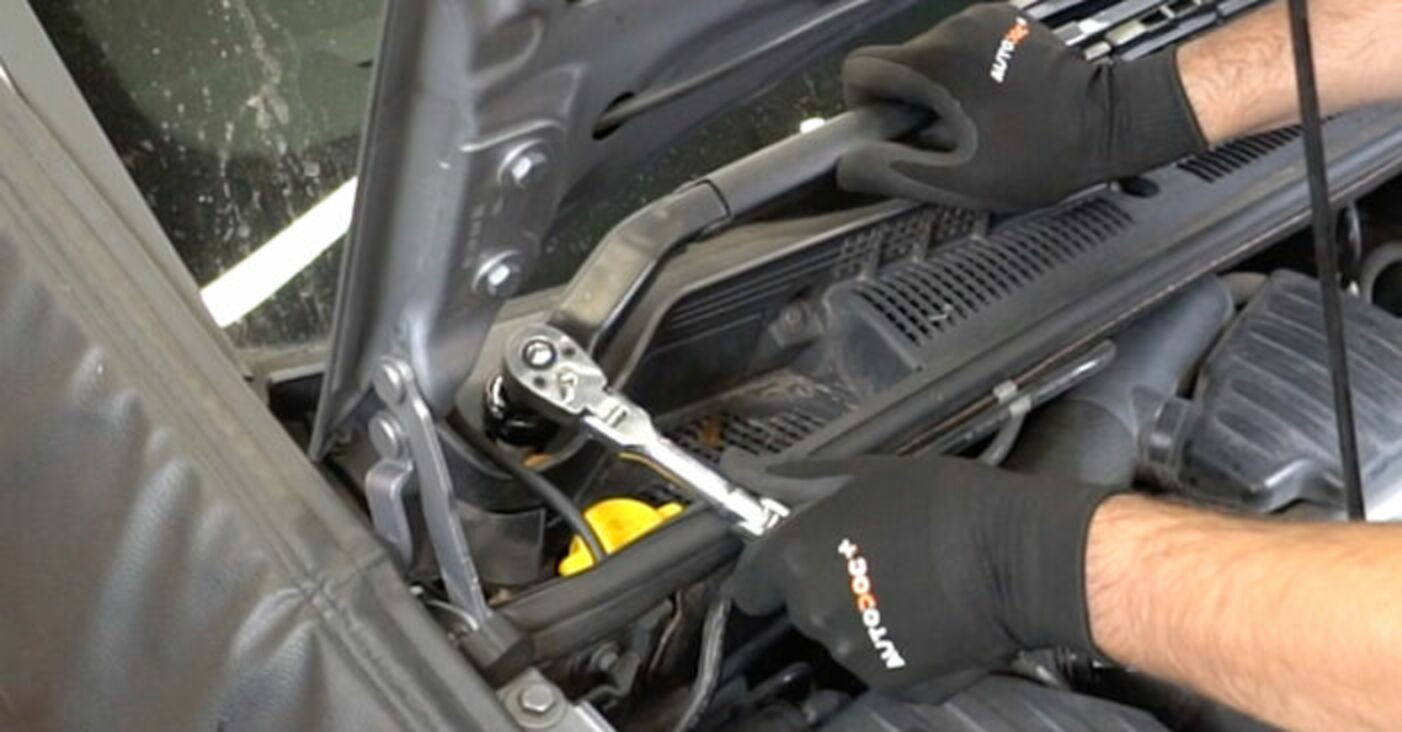 How to change front suspension strut on OPEL Corsa Utility Pickup ...