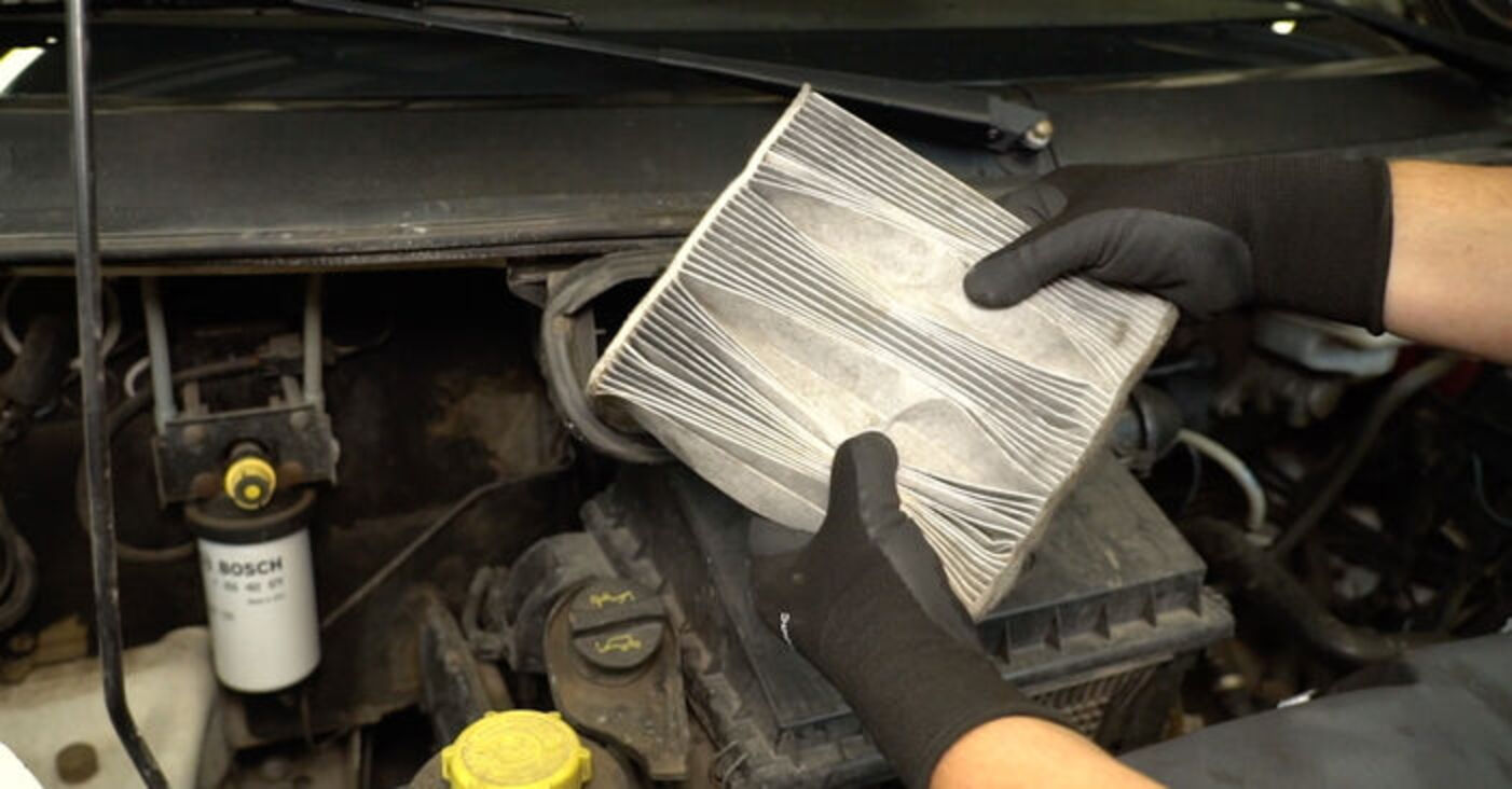 How to change pollen filter on FORD Transit Mk6 Caja / Chasis (V347 ...
