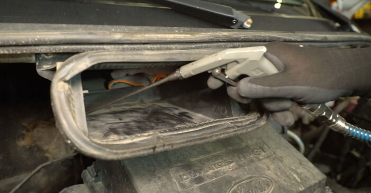 How to change pollen filter on FORD Transit Mk6 Caja / Chasis (V347 ...