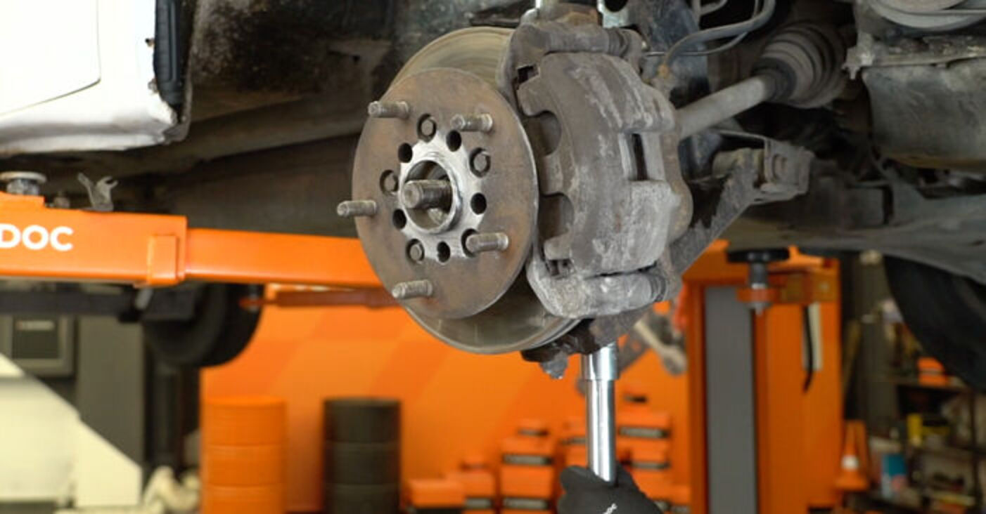 How to change front wheel bearing on Ford Transit Mk7 van – replacement ...